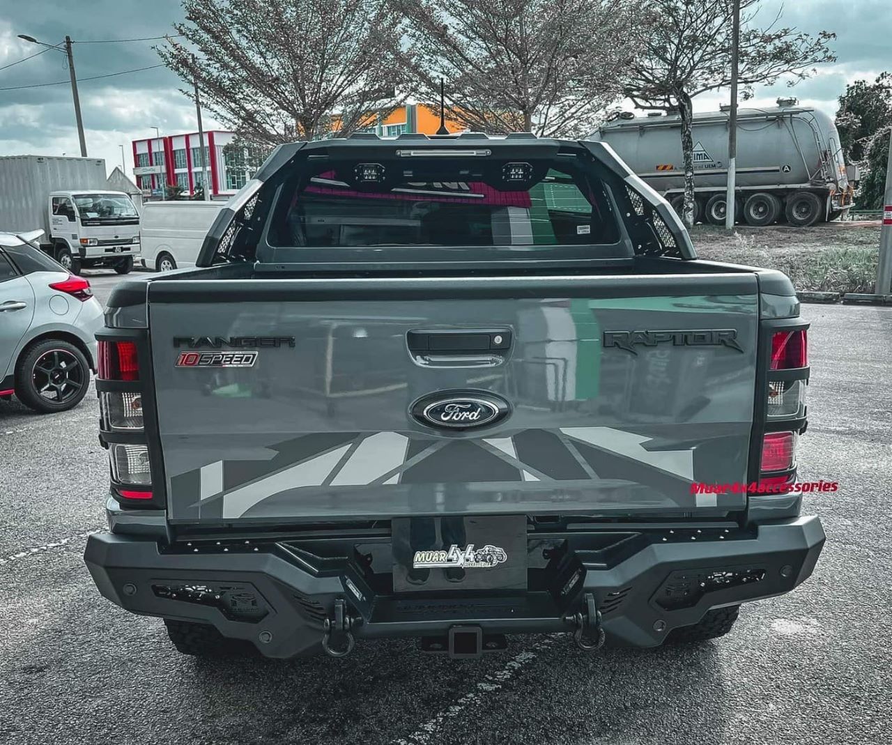 Ford Ranger Raptor 2018 – 2022 Armando Combat rear steel bumper - Flexi ...