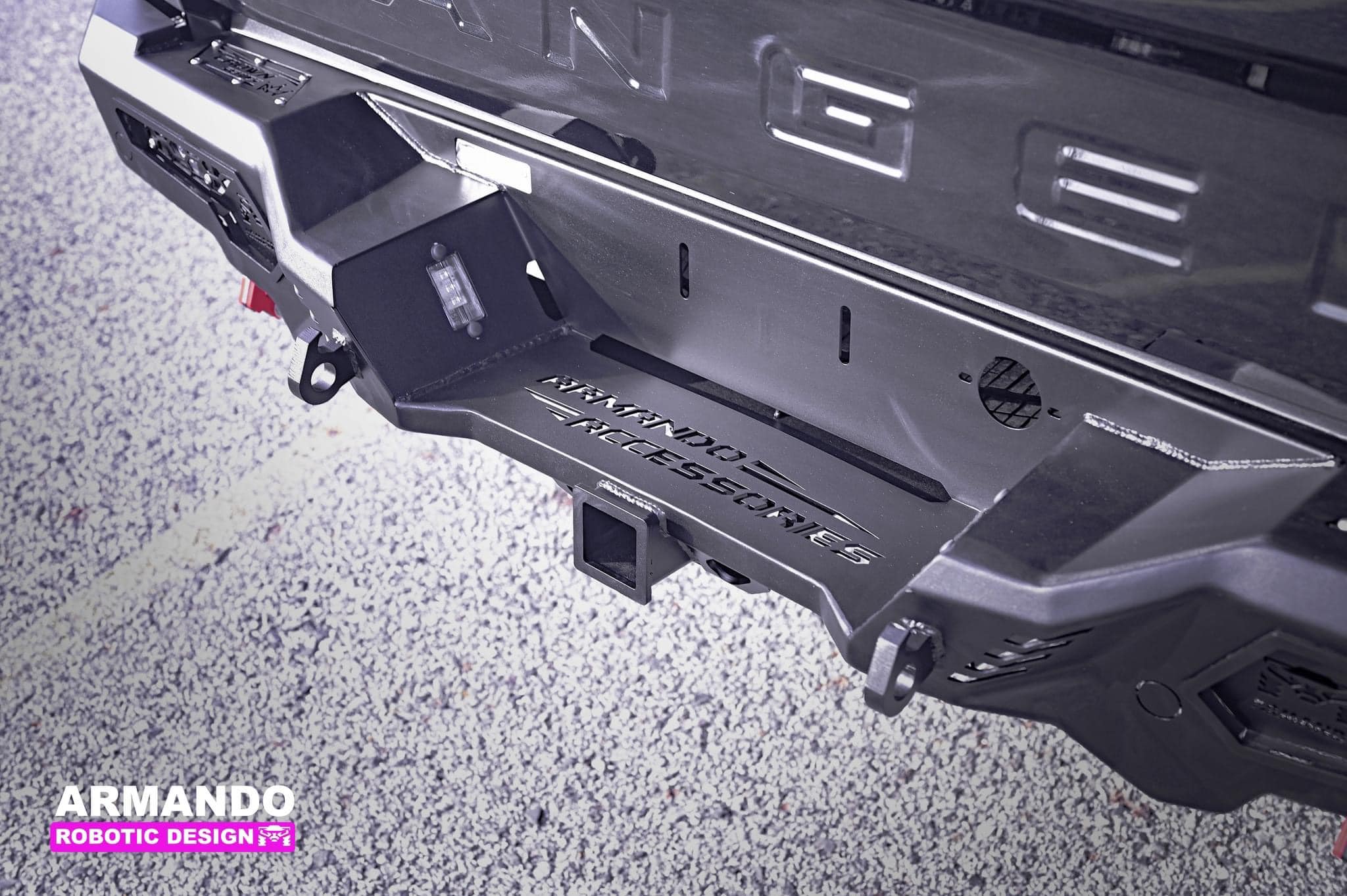 Ford Ranger Next Gen 2022+ Armando Combat rear steel bumper - Flexi Pro ...