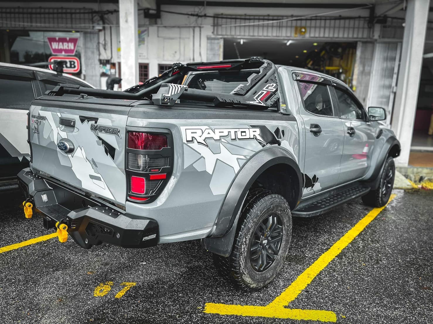 Ford Ranger Raptor 2018 – 2022 Armando Combat rear steel bumper - Flexi ...